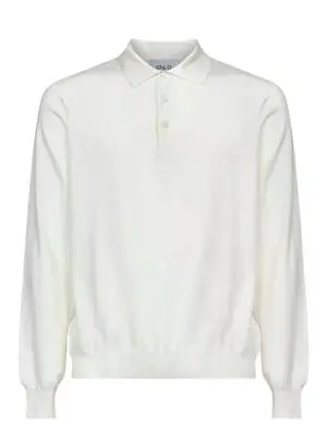 D4.0 Virgin Wool Polo Shirt - Neutrals