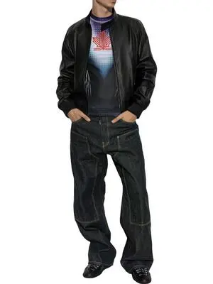 Dsquared2 Graphic-print Long-sleeve T-shirt - Black