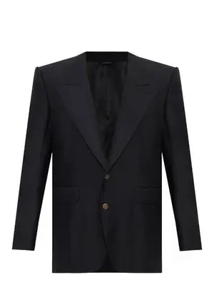 Dolce & Gabbana Peak-lapels Single-vent Blazer - Black