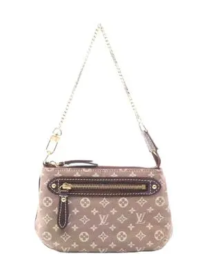 LOUIS VUITTON Mini Pochette Monogram Idylle Sepia Shoulder Bag - Brown