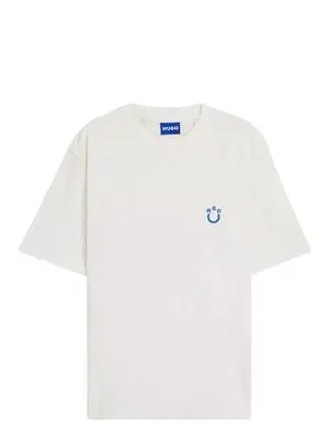 BOSS Nagutee Towelling T-shirt - Neutrals