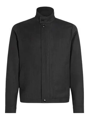 ZEGNA Zegna High-Neck Wool Jacket