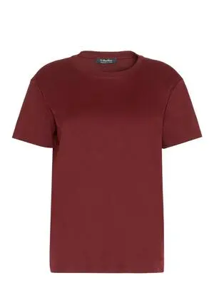 Max Mara Max Mara Smmsegale Crewneck T-Shirt Deep Red