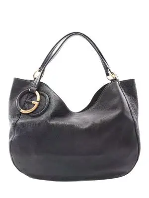 Gucci 2010s Interlocking G Tote Bag - Black