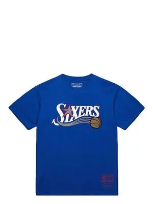 Mitchell & Ness Philadelphia 76ers Hardwood Classics Arch T-shirt - Royal