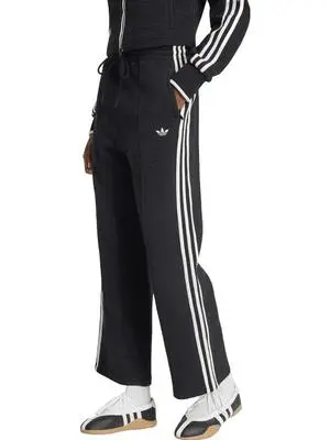 ADIDAS ORIGINALS Firebird Wide Leg Track Pants - Black/cloud White