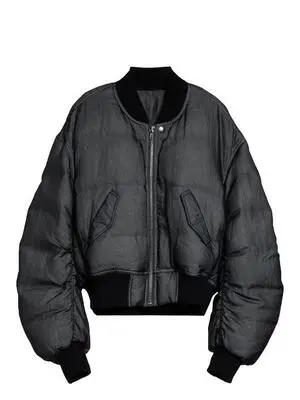 Rick Owens Padded Bomber Jacket - Black