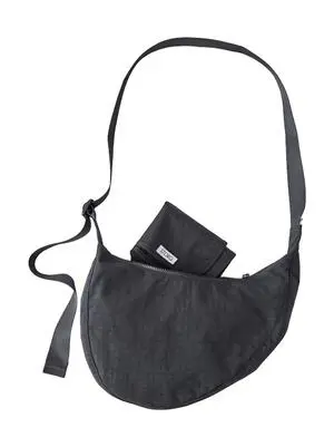 STORQ Half Moon Crossbody Bag With Changing Mat - Black