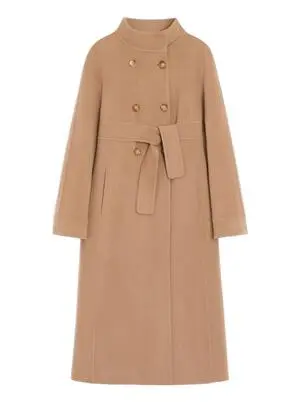 Valentino Garavani Double Kashmir Coat - Camel