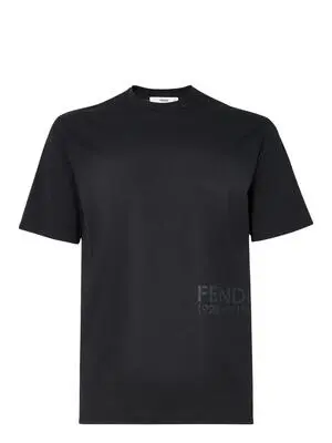 Fendi Cotton T-shirt - Black