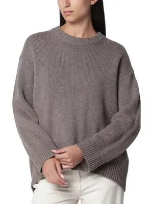 LISA YANG Noor Cashmere Crew-neck Sweater - Brown