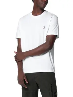 PARAJUMPERS Cotton T-shirt With Logo Patch - White