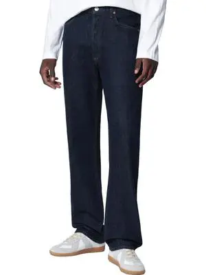 AGOLDE 90's Straight Leg Jeans In Dark Indigo - Blue