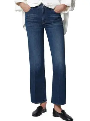 MOTHER The Lil Kick It Jeans In Dark Washed Denim - Blue