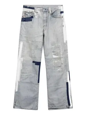 Acne Studios Trompe-l'oeil Tape Jeans - Blue