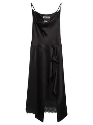 Acne Studios Shiny Satin Slip Dress - Brown