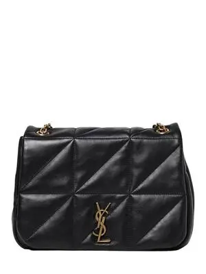 Saint Laurent Quilted Leather Shoulder Bag - Black