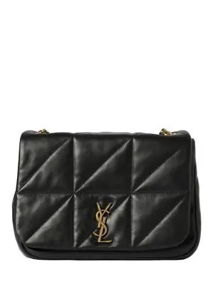 Saint Laurent Quilted Leather Shoulder Bag - Black