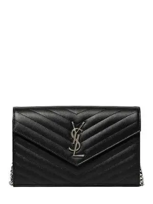 Saint Laurent Quilted Leather Mini Bag - Black