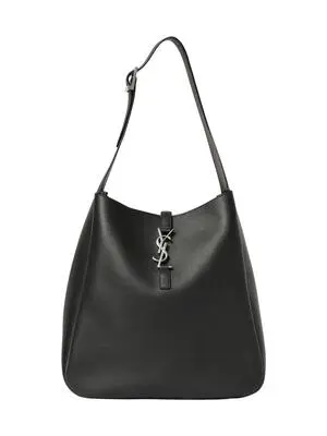 Saint Laurent Logo Shoulder Bag - Black