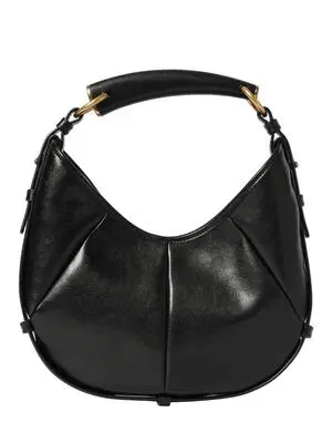 Saint Laurent Leather Shoulder Bag - Black