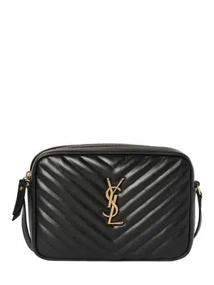 Saint Laurent Quilted Camera Bag - Black