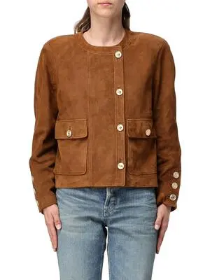 Saint Laurent Leather Jacket - Multicolor