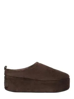 Balenciaga Soft Platform Clogs - Brown