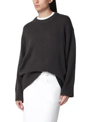 LISA YANG LISA YANG Noor Cashmere Crewneck Sweater Gray
