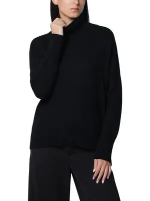 LISA YANG Heidi Cashmere Turtleneck Sweater - Black