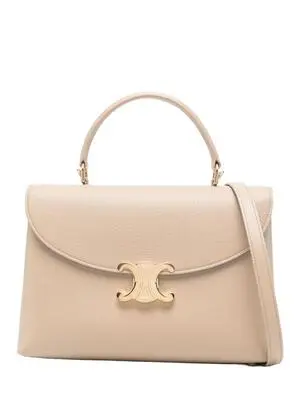 Celine CELINE Nino Medium Leather Handbag Multicolor