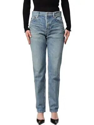 Saint Laurent Straight Leg Jeans - Blue