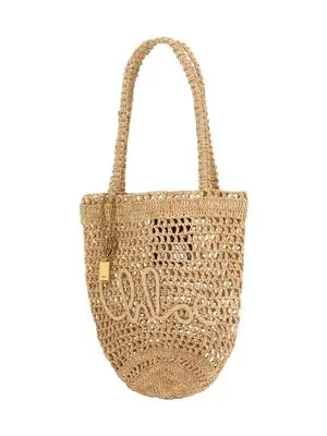 Chloé Raffia Tote Bag - Multicolor