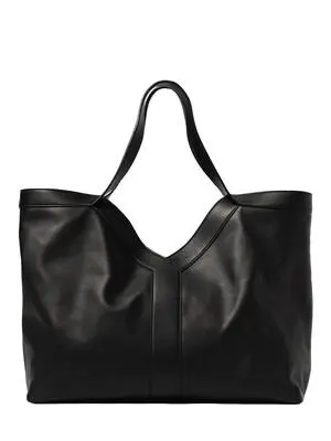 Saint Laurent Calf Leather Tote Bag - Black