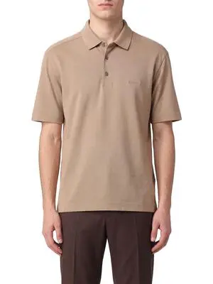 Zegna Zegna Polo Shirt Men Beige Cream