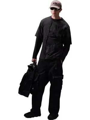 Oakley Reserve Strato Panels Tee - Black