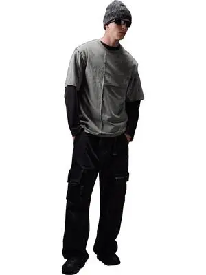 Oakley Reserve Strato Panels Tee - Gray