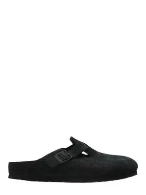 BIRKENSTOCK Boston Leather Clogs - Black