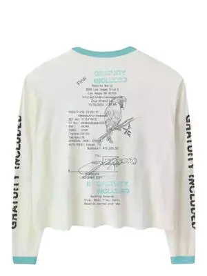 STADIUM GOODS Graphic-print Long-sleeve T-shirt - White