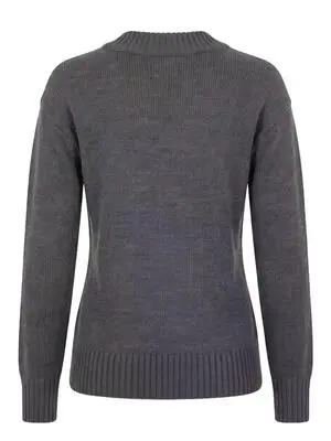 DRUMOHR V-neck Knitted Sweater - Grey