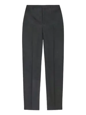 JIL SANDER Pleat-front Wool Trousers - Grey