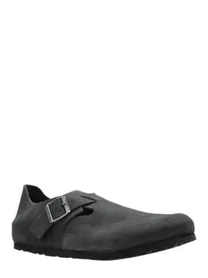 BIRKENSTOCK London Buckle-strap Loafers - Grey