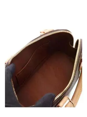 LOUIS VUITTON Monogram Alma Bb Tote Bag - Brown