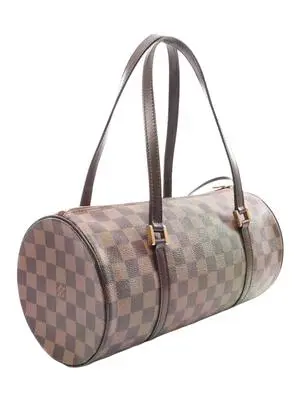 LOUIS VUITTON 30 Papillon Damier Ébène Holdall Bag - Brown