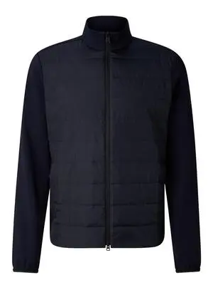 BOGNER FIRE+ICE Banjan Mid-Layer Hybrid Jacket With Quilted Front And Knit Panels