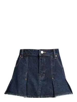 PACSUN Piper Denim Micro Miniskirt - Medium Indigo
