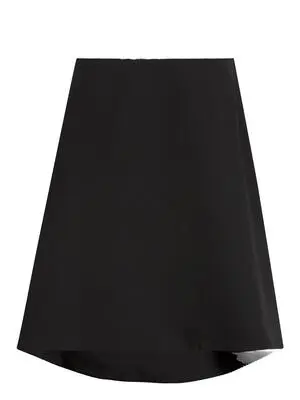 JIL SANDER Wool Sablé Skirt - Black