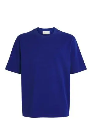 AMI Paris Embossed Ami De Coeur T-shirt Blue