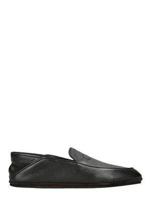 John Lobb Leather Kingston Ii Slippers - Brown
