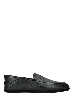 John Lobb Kingston Ii Leather Slippers - Black
